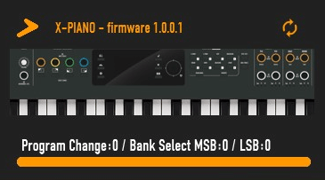 MIDI info in status bar